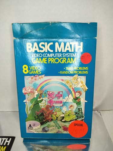 ATARI 2600 RARE Basic Math CX 2661 / AS-IS UNTESTED | eBay
