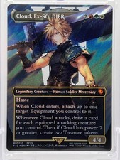 Cloud, Ex-SOLDIER (Borderless) (Surge Foil) Commander: Final Fantasy ...
