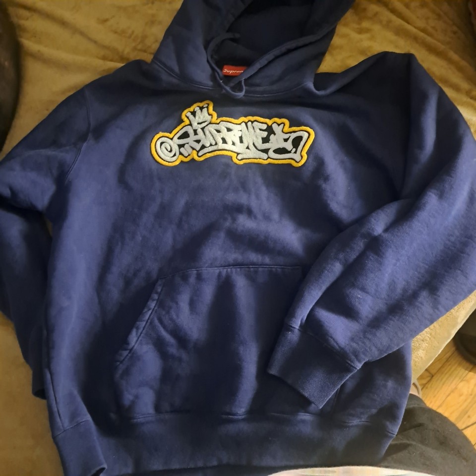 Blue Supreme Hoodie | eBay