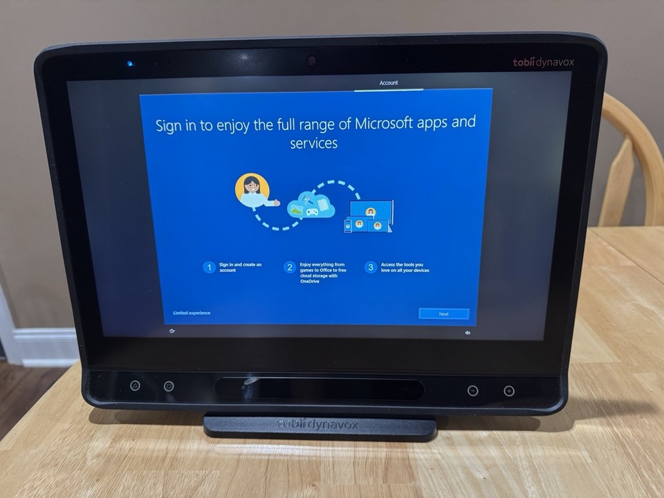 Tobii Dynavox i-16 Eye Gaze/ Touchscreen Communicator / Speech Device ...