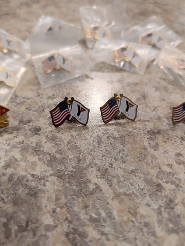 Lot of 12 Vintage YMCA Y Logo, YMCA/USA Flag Lapel Pins | eBay