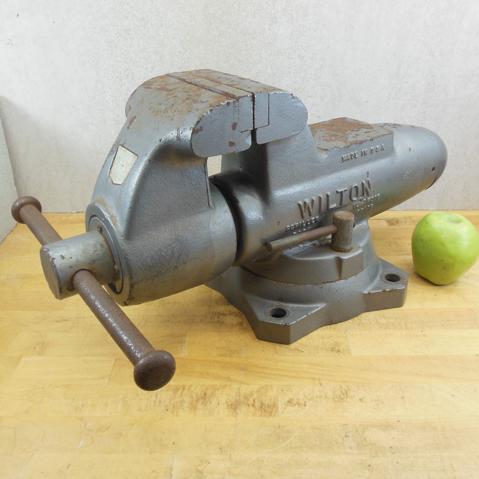 Wilton USA 1981 Machinist Bullet Bench Vise 5" Swivel Base 93 lbs. | eBay