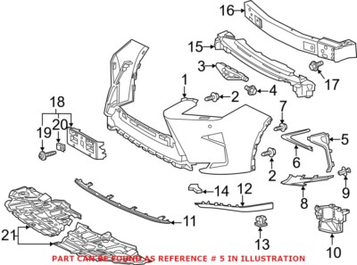 Genuine OEM Front Passenger Right Fog Light Trim For Lexus RX350 RX350L ...