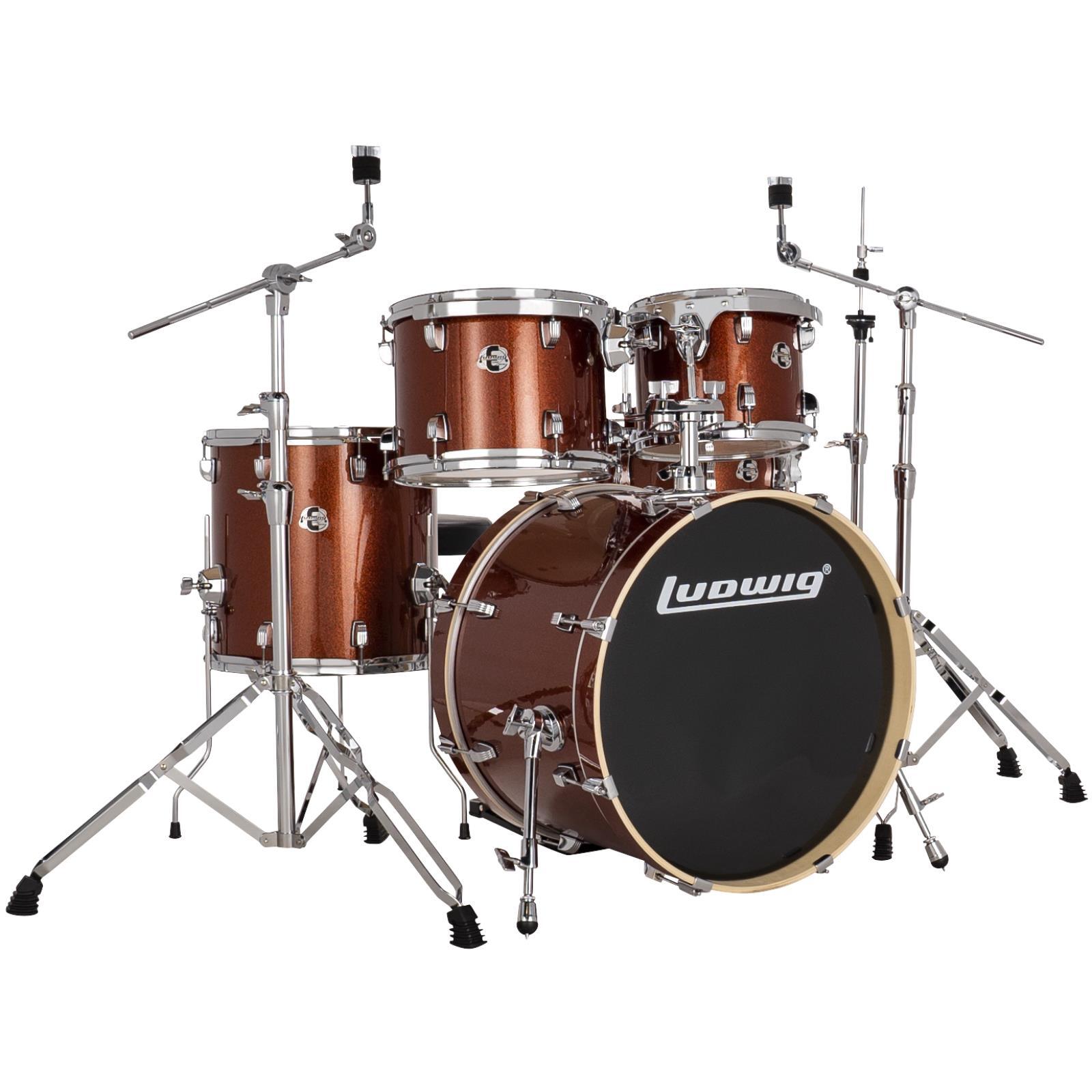 Ludwig LE520024 Element Evolution 5-Piece Drum Set with Zildjian ...