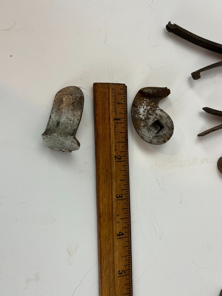 Lot 12 Percussion Rifle Parts Hammer Frizzen Lock Spring Breech Plug ...