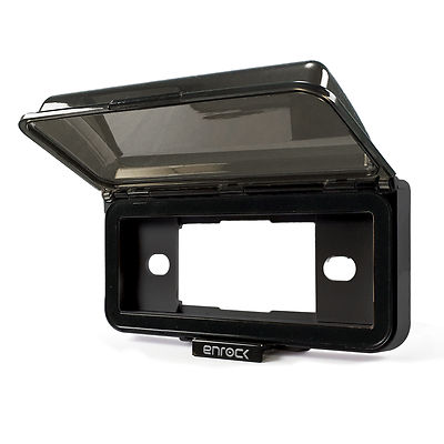 Enrock Marine Single Din Radio Dash Cover Boat/OffRoad, Spring Loaded ...