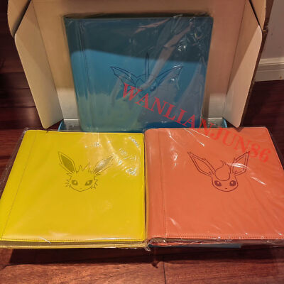 Pokémon TCG Sword & Shield Eevee Advanced Theme Card Binder Sleeve ...