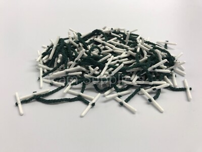 Pack Of 100 Quality 51mm Treasury Tags - Plastic End Paper Filing Clip ...