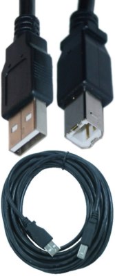 12ft USB2.0 A~B AB Printer Cable/Cord/Wire PC/MAC/Canon/Epson/Dell$SH ...