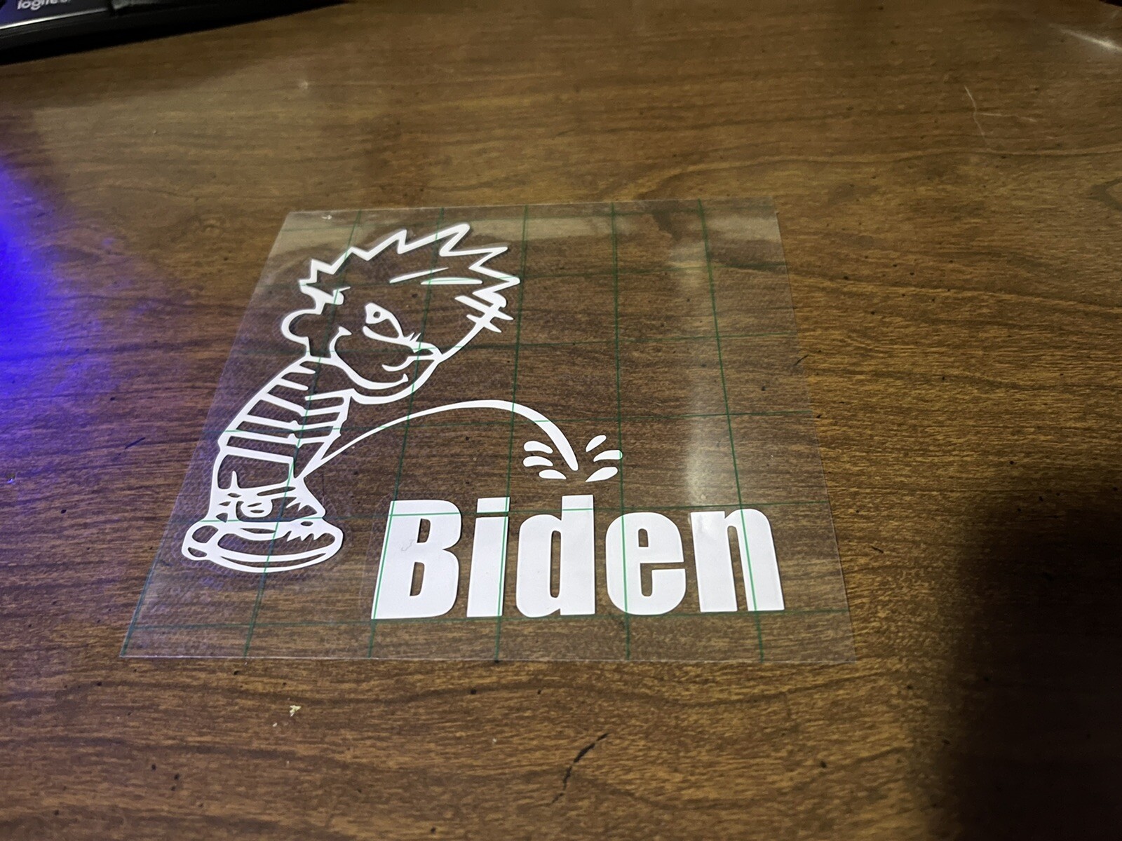 Boy Peeing on Biden Car/Truck Window Decal | eBay