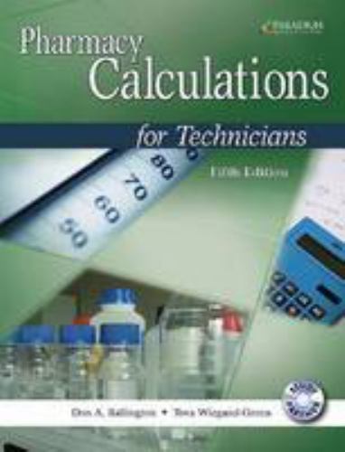 Pharmacy Calculations for Technicians 9780763852214 | eBay