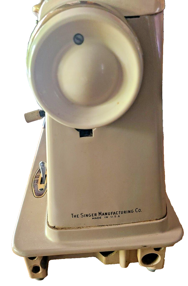 Vintage 1961 Singer 500A Rocketeer Slant-O-Matic Sewing Machine W/ cams ...