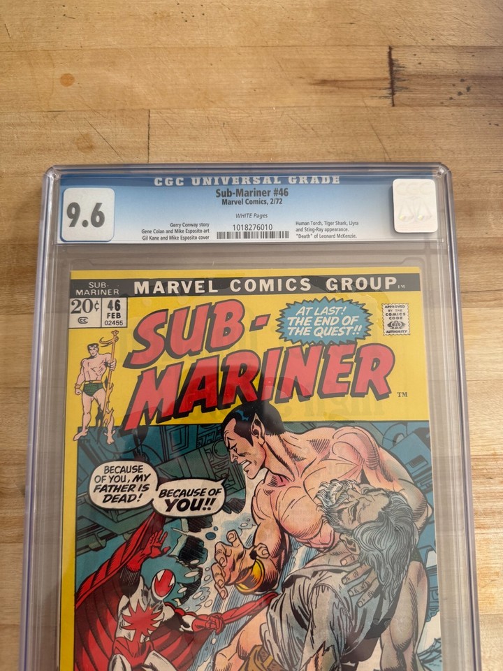 SUB-MARINER #46 CGC 9.60 *****WHITE PAGES********KEY ISSUE******** | eBay
