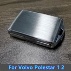 Silver Zinc Alloy Replace Key Fob Cover Shell Keychain For Volvo ...