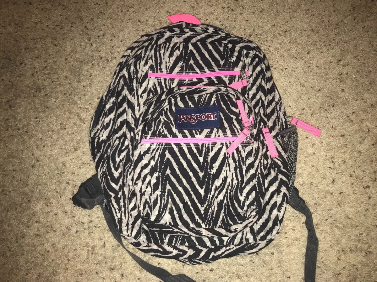 Jansport Backpacks Pink Zebra