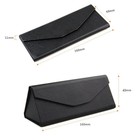 5PCS Magnetic Portable Eyeglasses Glasses Case Boxe Triangular Folding ...