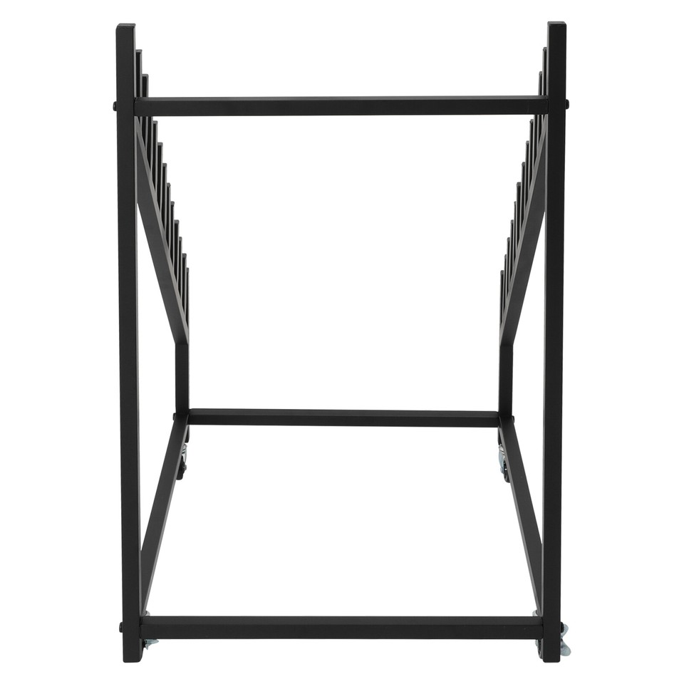 12-tier Metal Porcelain Tile Display Rack Slotted Plate Flooring ...