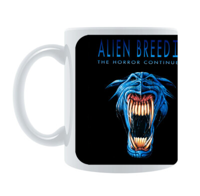 ALIEN BREED 2 - mug [ classic amiga commodore atari retro vintage game ...