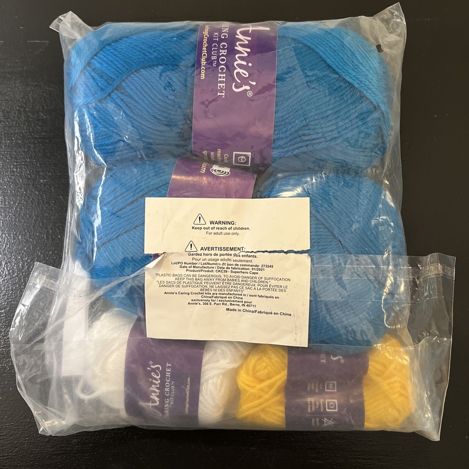 Annie's Caring Crochet Kit Club, Cape For Kids Superhero Cape CKC39 ...