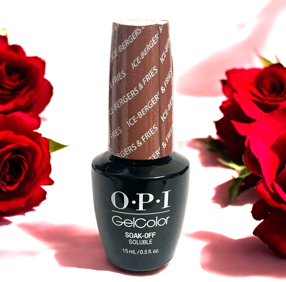 OPI GELCOLOR GC N40 Ice-Bergers & Fries 15mL/ 0.5oz FREE SHIPPING RARE ...