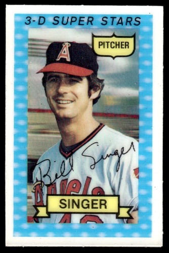 1974 Kellogg's 3-D Super Stars #12 Bill Singer BASEBALL California ...