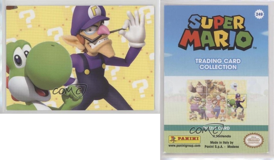 2022 Panini Super Mario Puzzle Card and Yoshi Puzzle Card and Waluigi ...