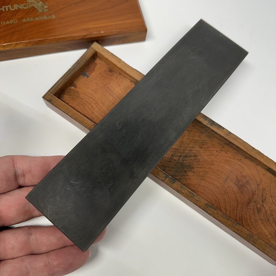 Leichtung Knife Sharpening Stone Hard Arkansas Super Fine | eBay
