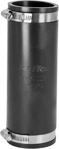 XL 1056-222 Flexible Pipe Coupling 2” Ci/Plastic/Steel to 2” Ci/Plastic ...