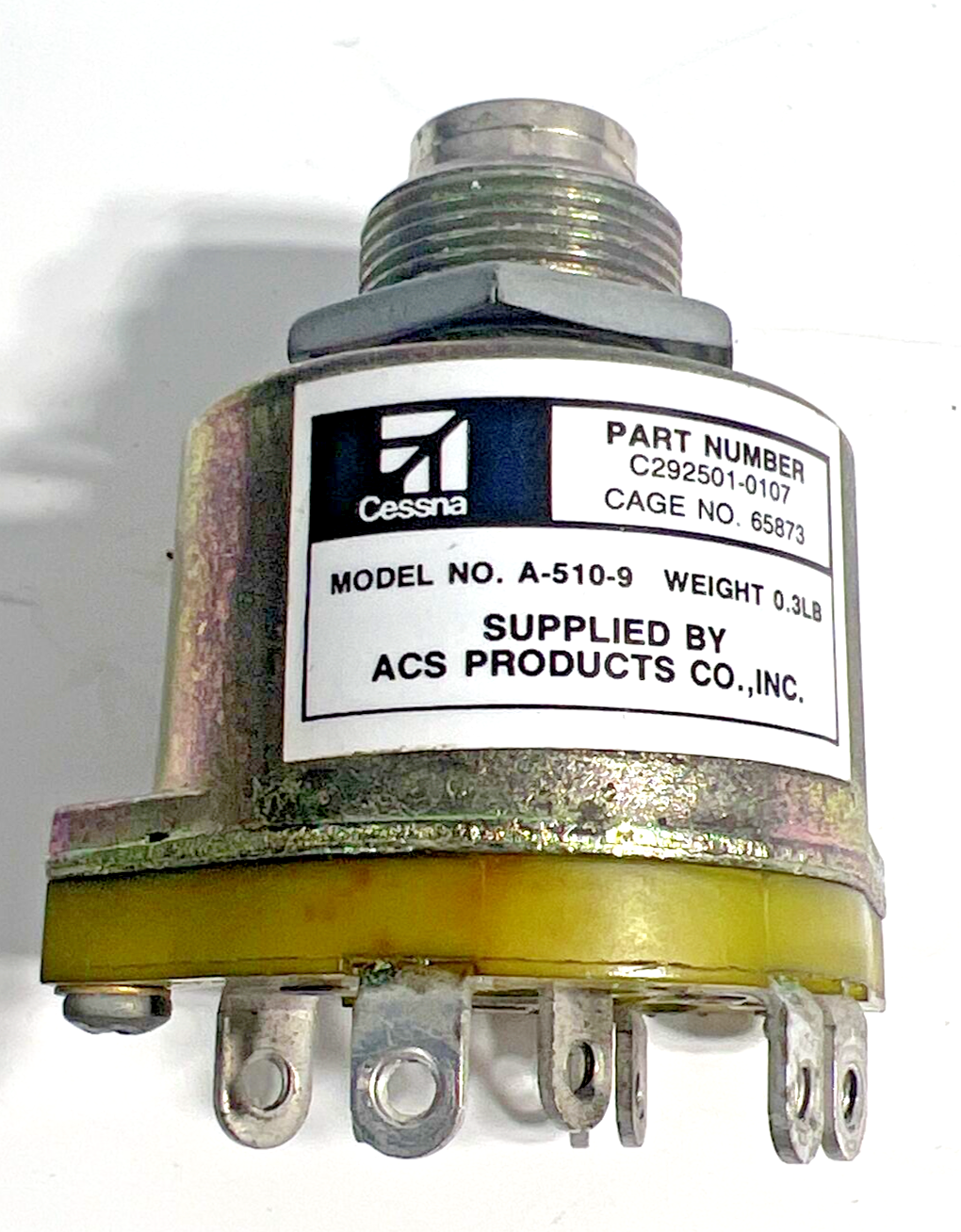 Cessna C292501-0107 Ignition Switch A-510-9 (D2163) for sale online | eBay