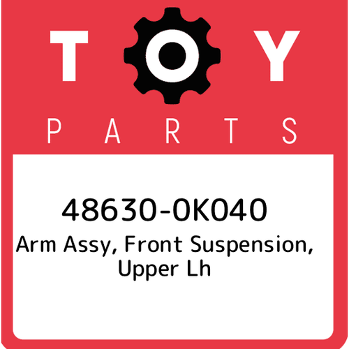 48630-0K040 Toyota Arm assy, front suspension, upper lh 486300K040, New ...