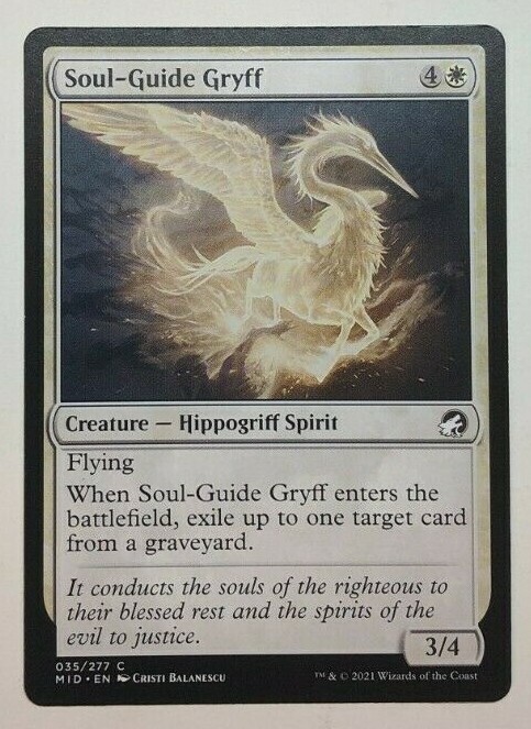 MTG Soul-Guide Gryff Innistrad: Midnight Hunt 035/277 Common | eBay