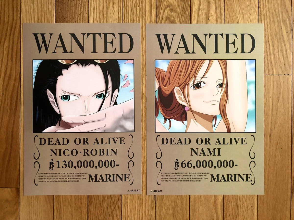 One Piece Robin Wanted Poster