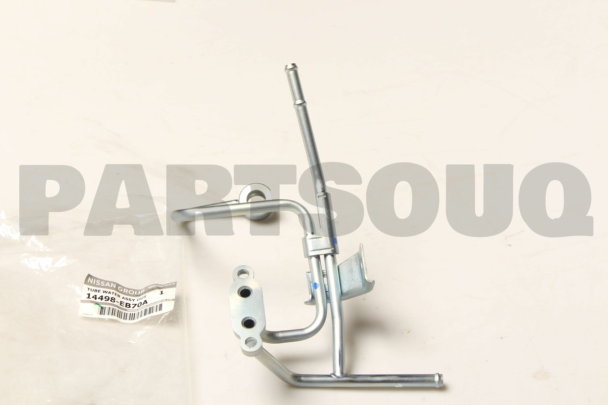 14498EB70A Genuine Nissan TUBE ASSY-WATER OUTLET 14498-EB70A 14498EB70A Genuine Nissan TUBE ASSY-WATER OUTLET 14498-EB70A