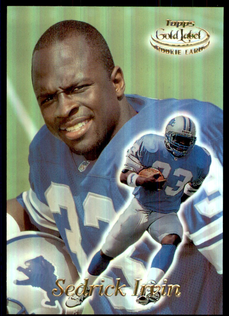 1999 TOPPS GOLD LABEL SEDRICK IRVIN RC DETROIT LIONS #32 | eBay