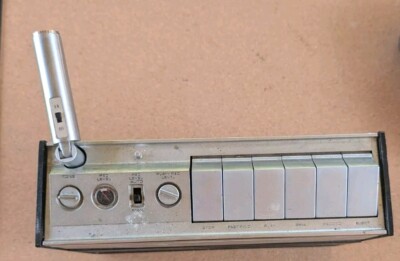 Vintage Ampex Micro 14 Tape Recorder with Microphone | eBay