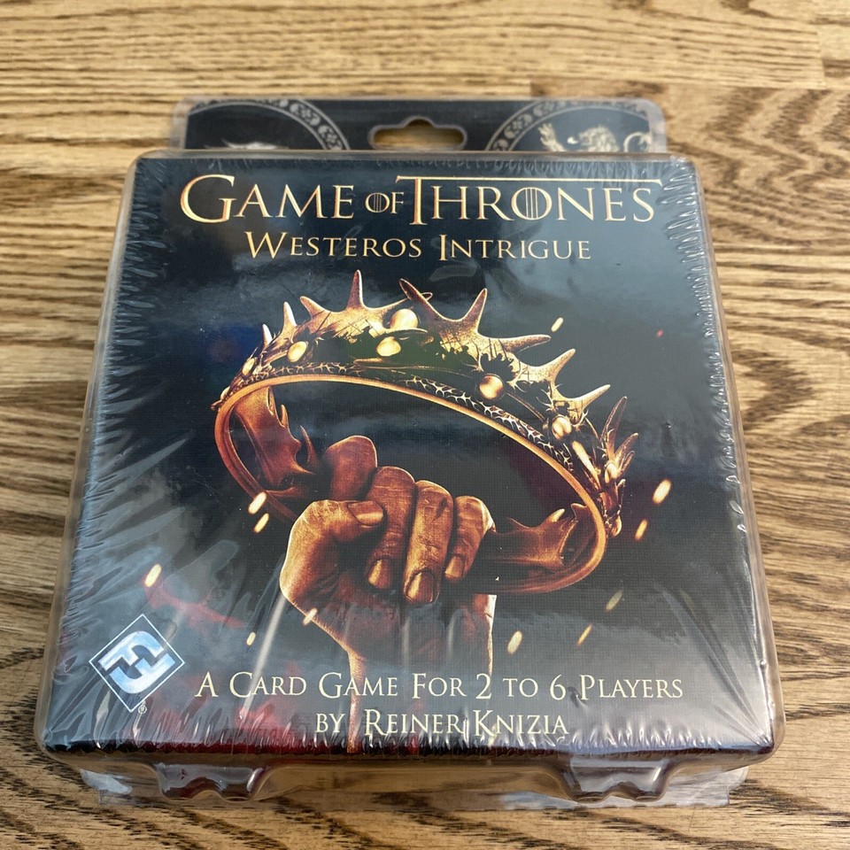 Game of Thrones Westeros Intrigue Card Game Fantasy Flight HBO08 NEW ...
