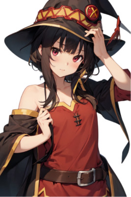 Megumin Konosuba Waifu Weatherproof Anime Sticker 6" Car Decal | eBay