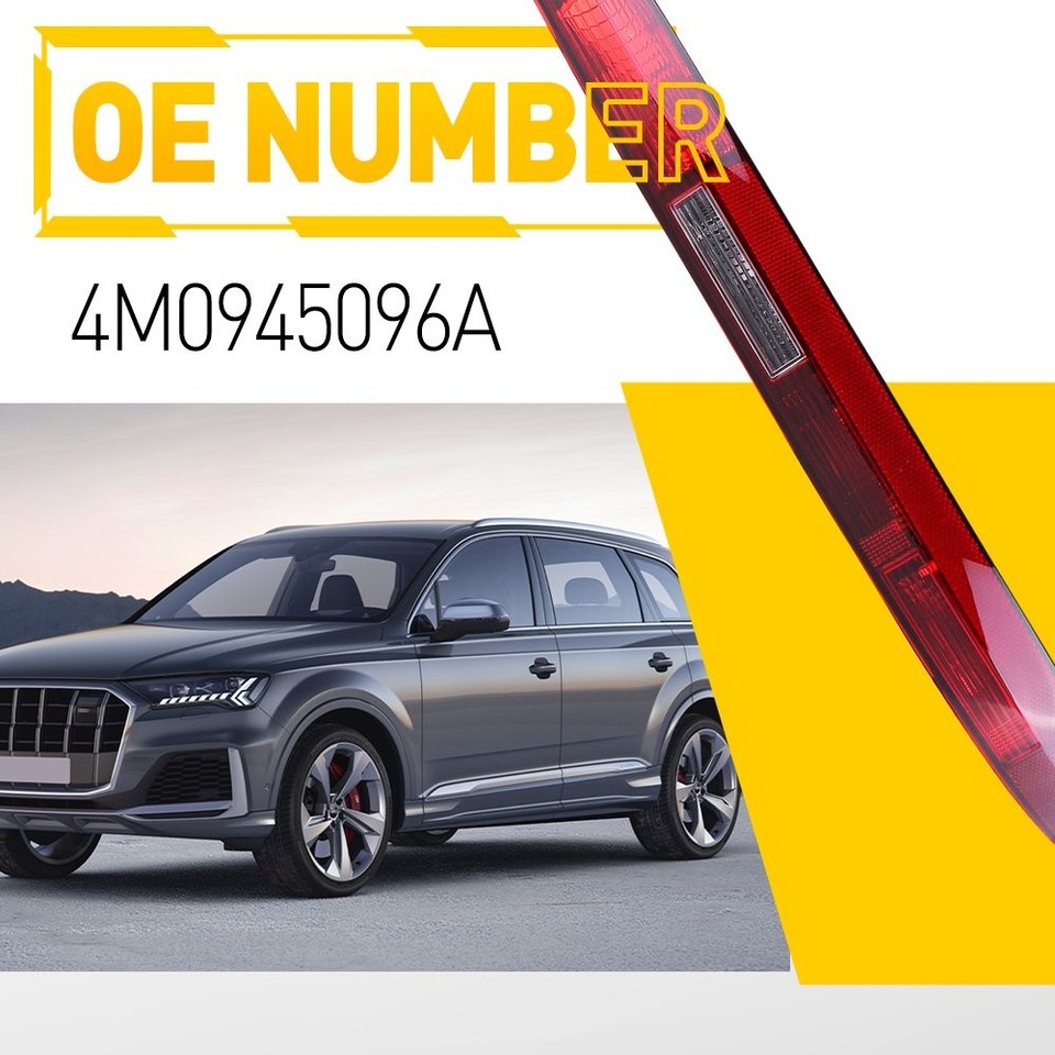 Right Rear Bumper Lamp Stop Light Reflector For Audi Q7 2016 2017 2018 ...