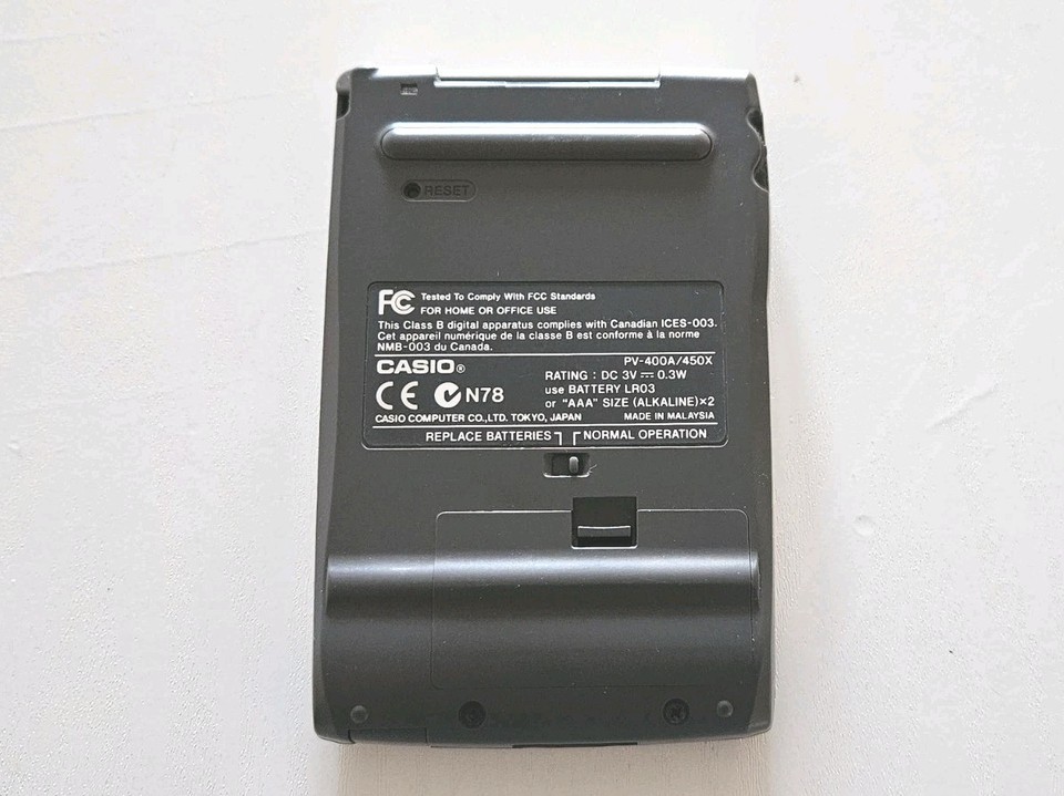 Agenda Elettronica Casio Pocket Viewer PV-450X 4MB | eBay