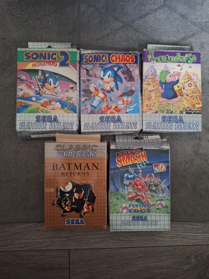 Sega Game Gear Handheld Console Faulty Spares Repairs Retro Gaming + 6 ...