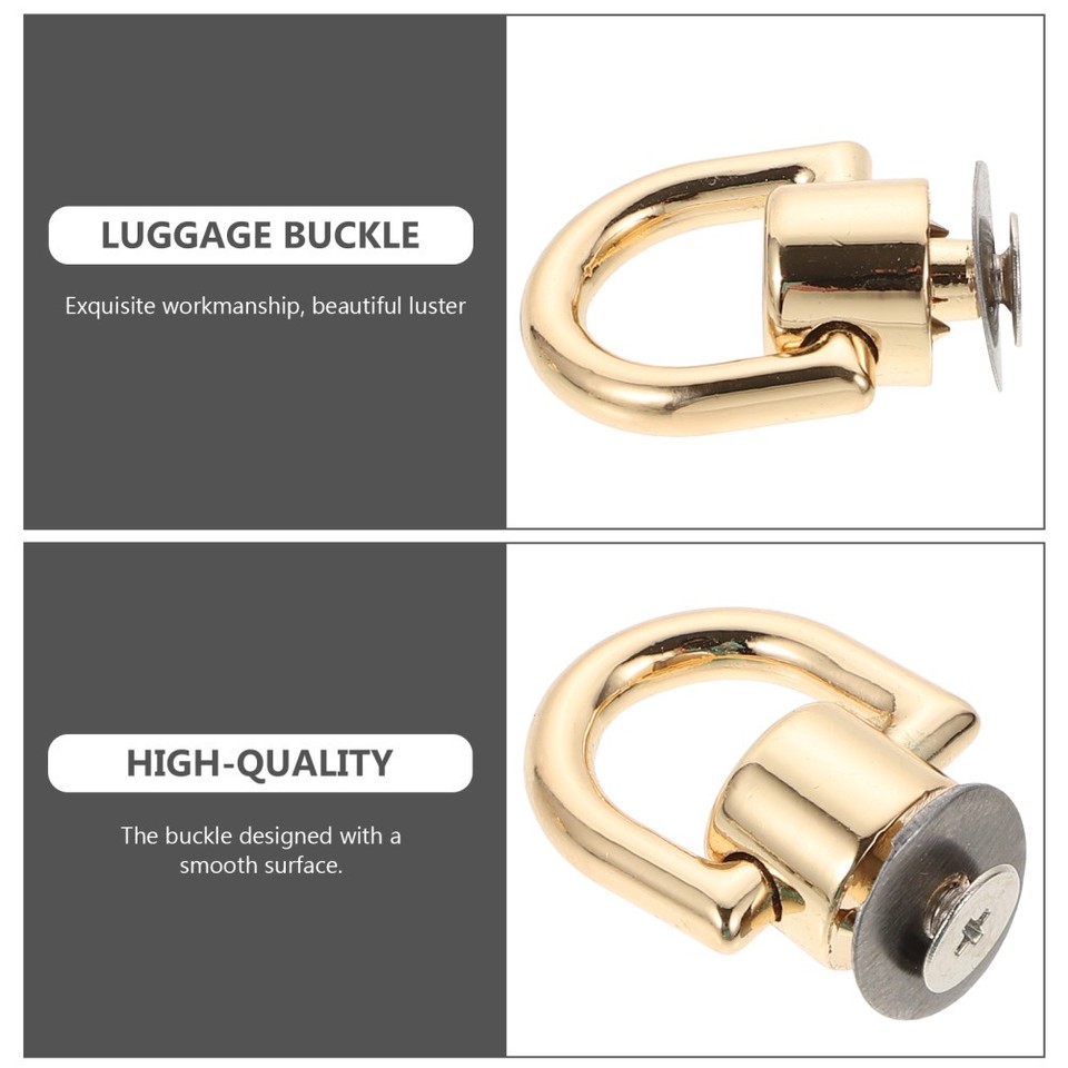 40 Pcs Metal Bag Buckles Useful Suitcase Luggage Buckles Handbag Buckle ...