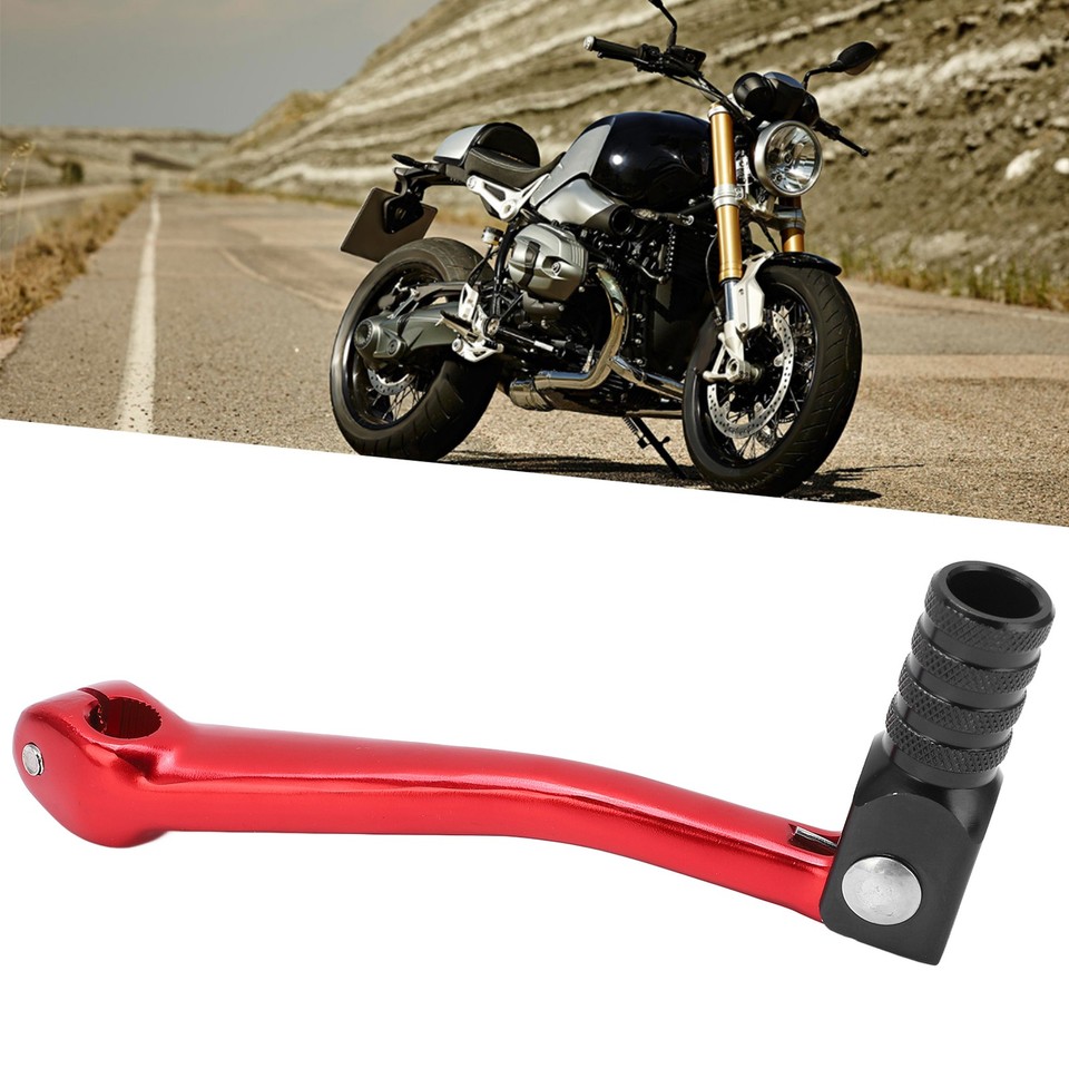 ⁺Red Motorcycle Kick Starter Lever Pedal Sensitive CNC Aluminium ...