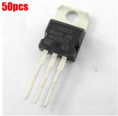 50Pcs L7905CV L7905 7905 Voltage Regulator - 5V 1.5A gw | eBay