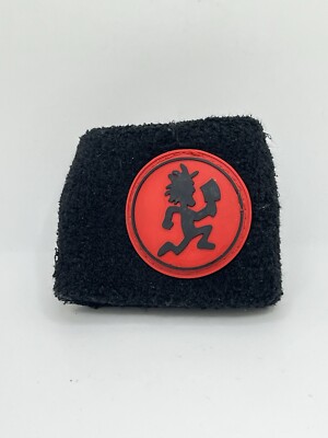 Insane Clown Posse ICP Black with RED HATCHET MAN WRISTBAND Sweatband ...