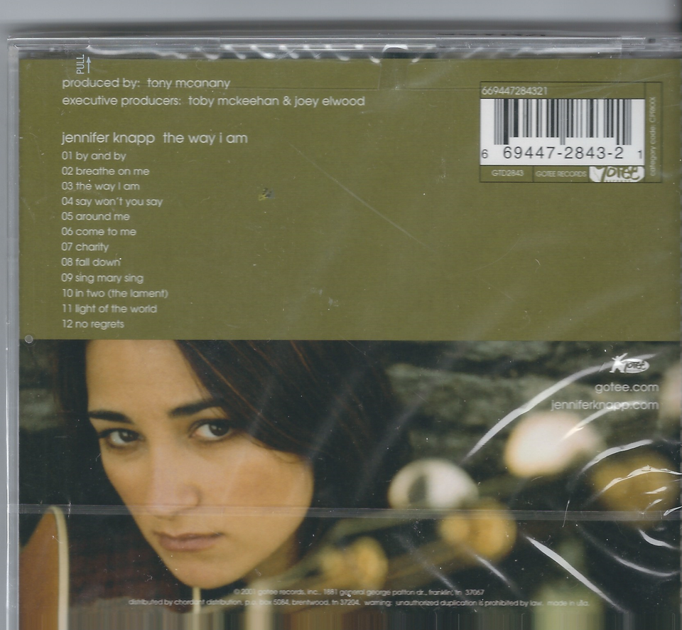 Jennifer Knapp-The Way I Am CD Christian Folk/Pop/CCM (Brand New ...