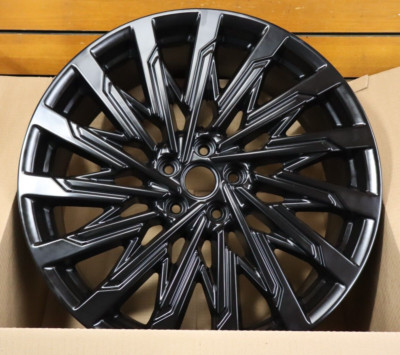 2024 Hyundai Santa Fe 95927 21x8.5 Black One Piece Cast aluminum OEM ...