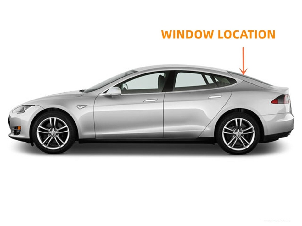 Fits 2012-2025 Tesla Model S Back Window Glass Heated Laminated | eBay