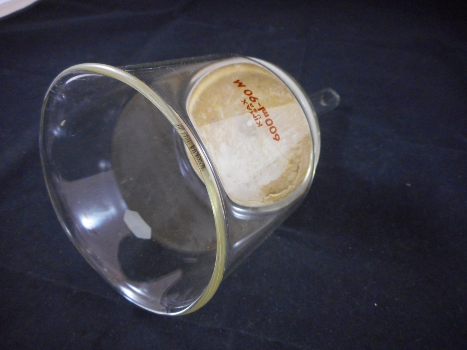 Kimble KIMAX Glass 600mL 90mm Diam Medium M Fritted Buchner Filter ...