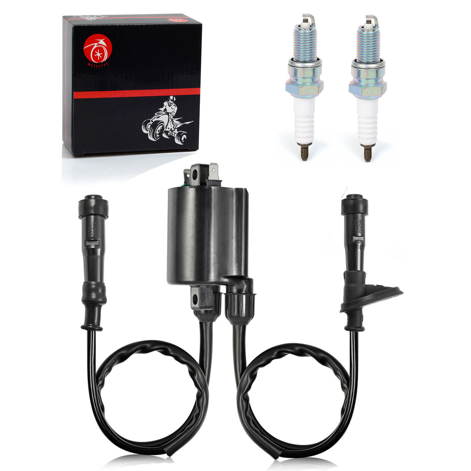 1x Ignition Coil Spark Plug With Cap For Honda Shadow ACE Aero Spirit ...