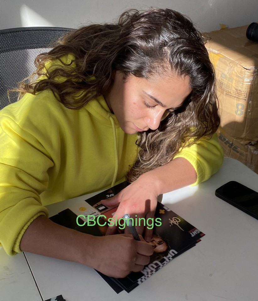 Tabatha Ricci Signed 8X10 Photo UFC. Baby Shark Inscription. Beckett ...